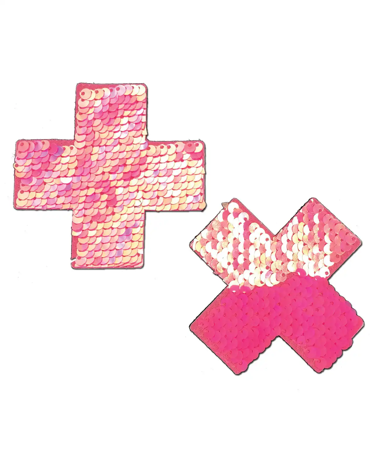 Pastease Premium Color Changing Flip Sequins Cross - Red/Black ...